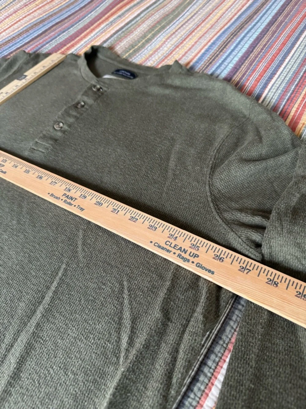 St. John's Bay | Shirts | St Johns Bay Mens Olive Green Henley Long ...
